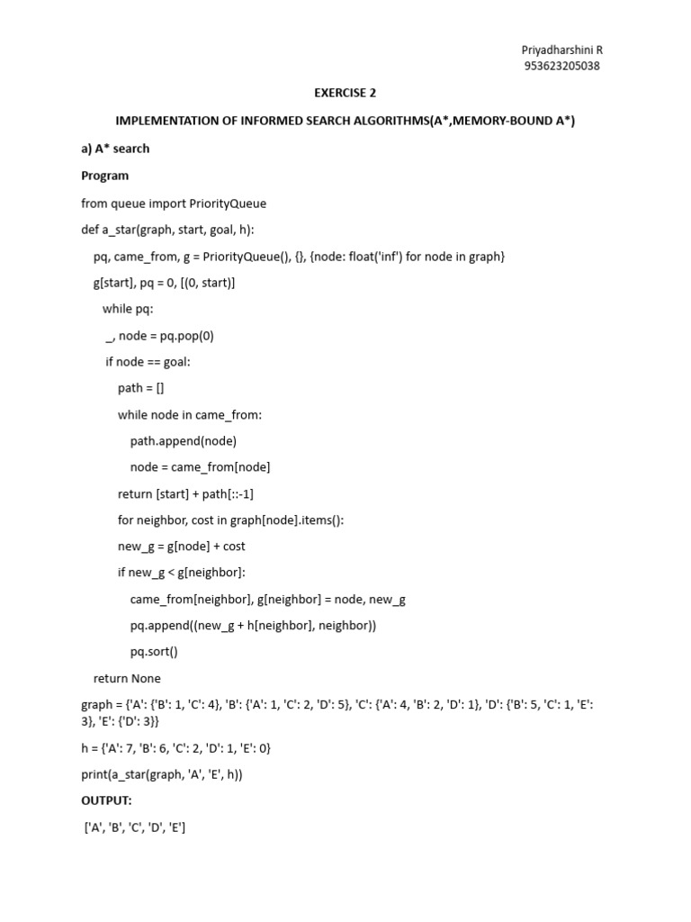 Exercise 2 Aiml | PDF