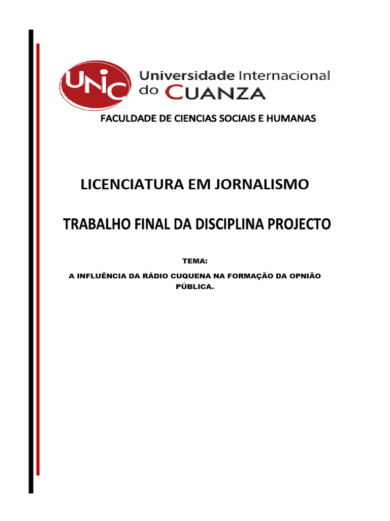Trabalho Digitalizado 2025.PDF Ir. Bartolomeu | PDF | Liberdade de expressão | Marketing