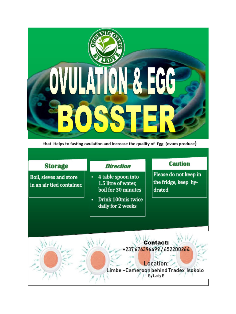 Ovulation Booster and Gastric Cure | PDF