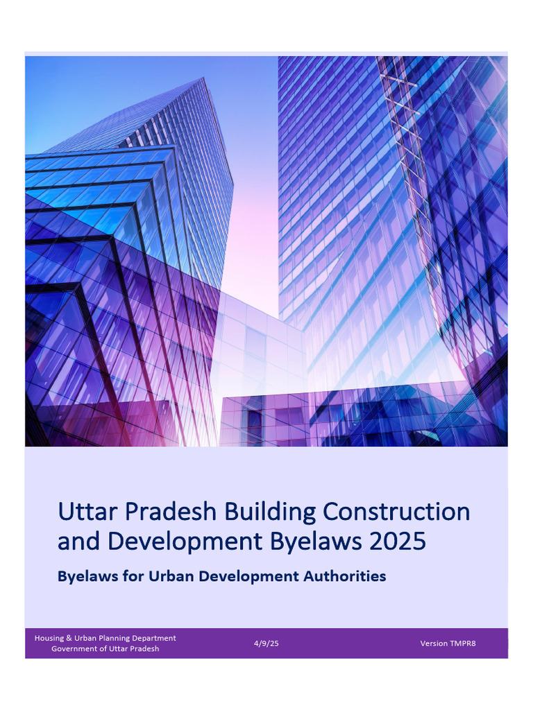 Uttar Pradesh Building Bylaws 2025 - PR8 - 250409 - 184117 | PDF ...