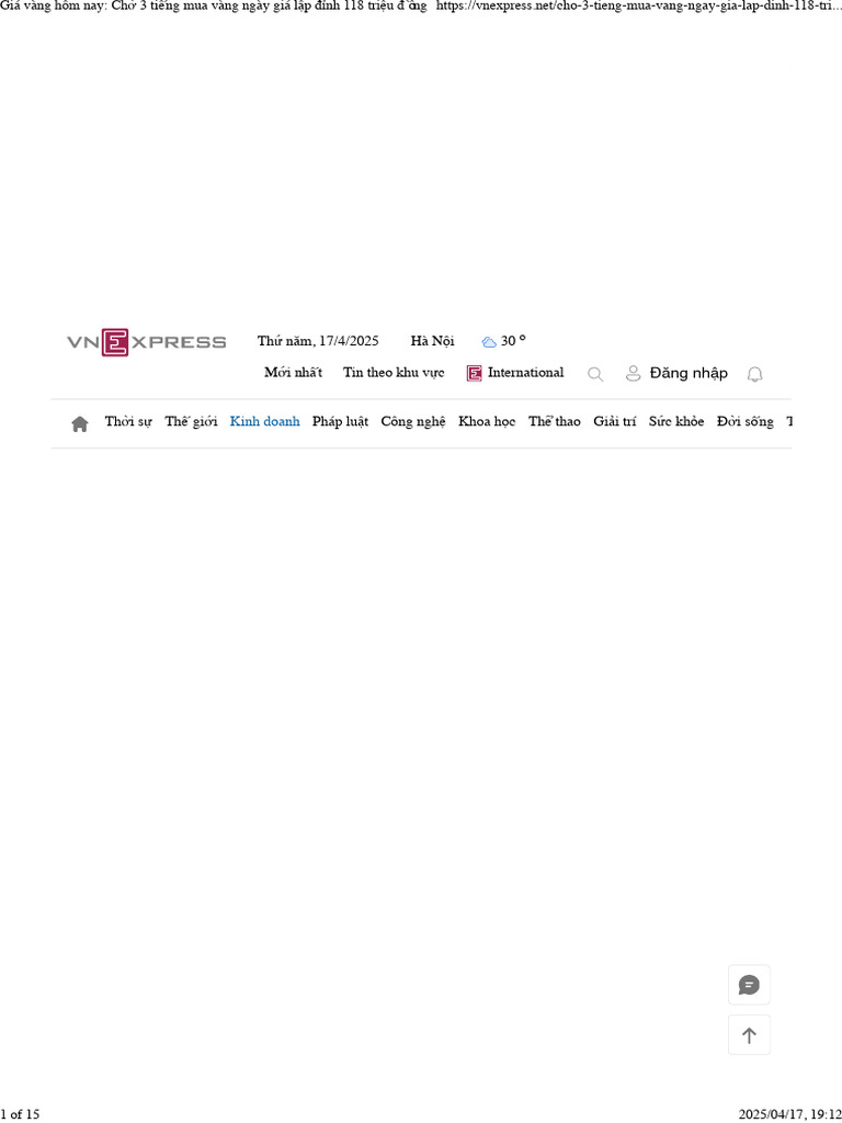 Kinh Doanh: NG NH P | PDF