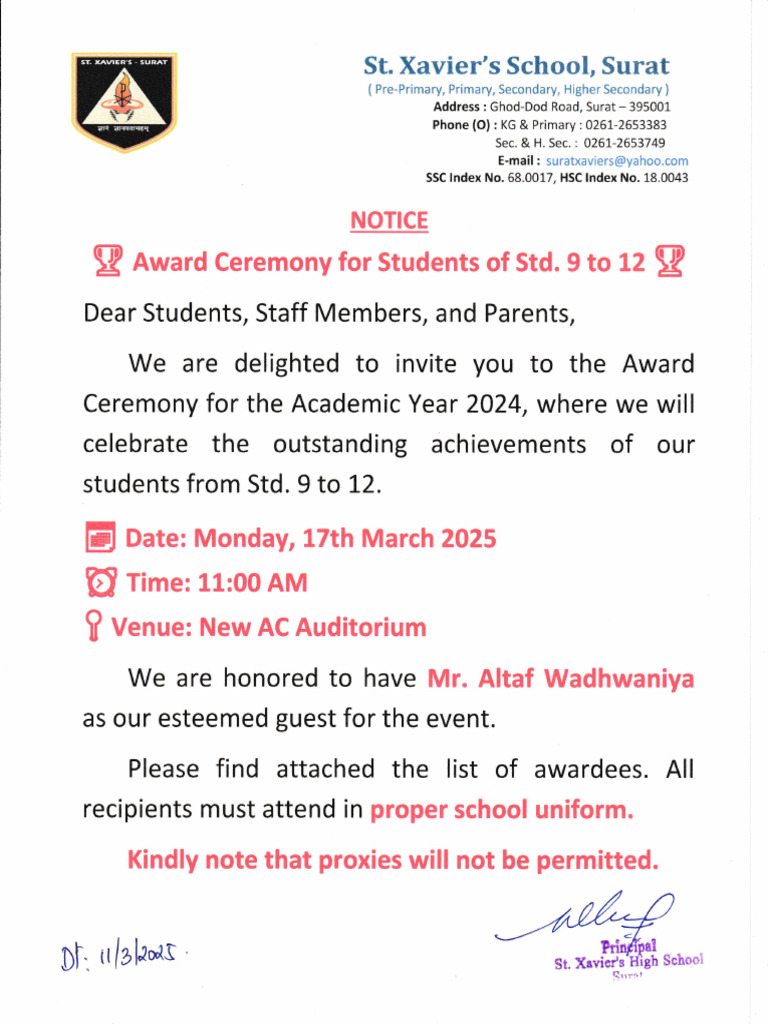 Award Cermony-2025 | PDF