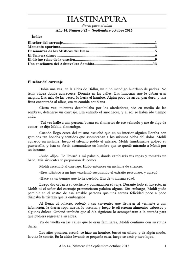Diario 082 | PDF | Oración | El sufismo