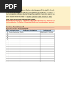 Certification Tracking Spreadsheet Guide | PDF | Spreadsheet