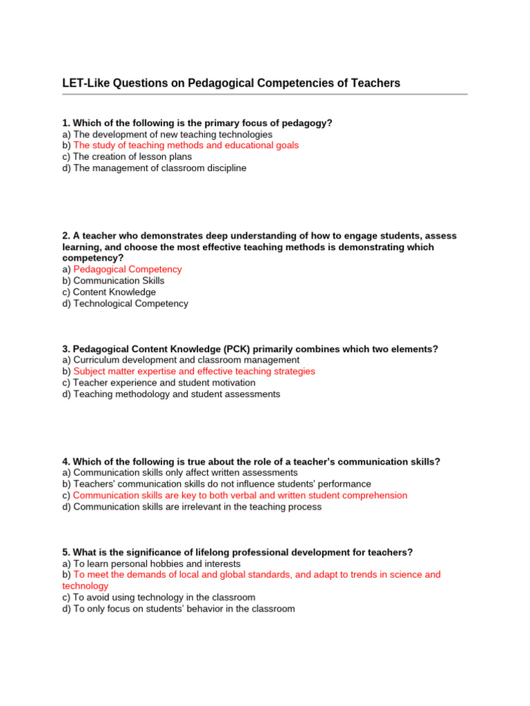 Let Like Questions (Monteza) | PDF | Teachers | Teaching Method