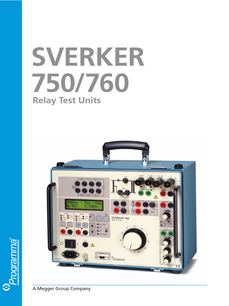 SVERKER750-760 e | PDF | Alternating Current | Relay