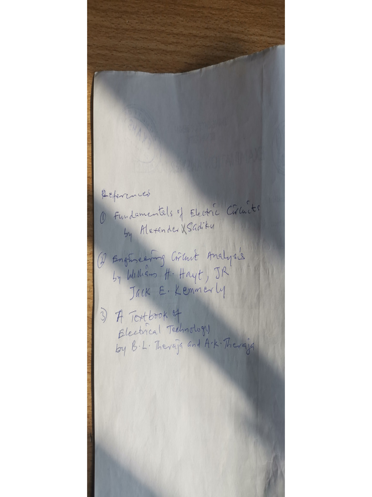 Eee 311 Note 1 | PDF