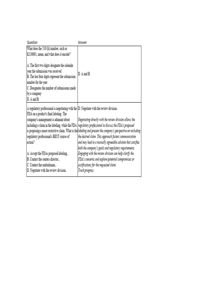 RAC Practice Qiuestions Sandeep Set 1 | PDF | Medical Device | Food And ...