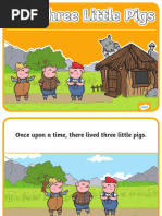 The Three Little Pigs Play Script | PDF