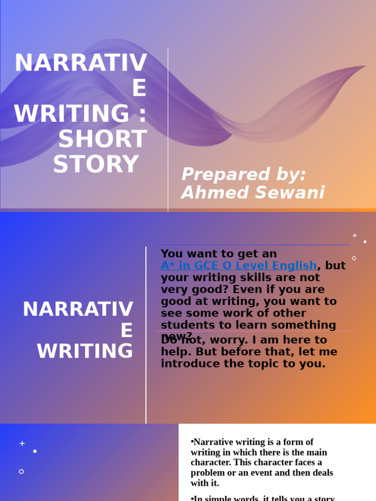 Personal Narrative Writing Guide | PDF | Narrative | Plot (Narrative)