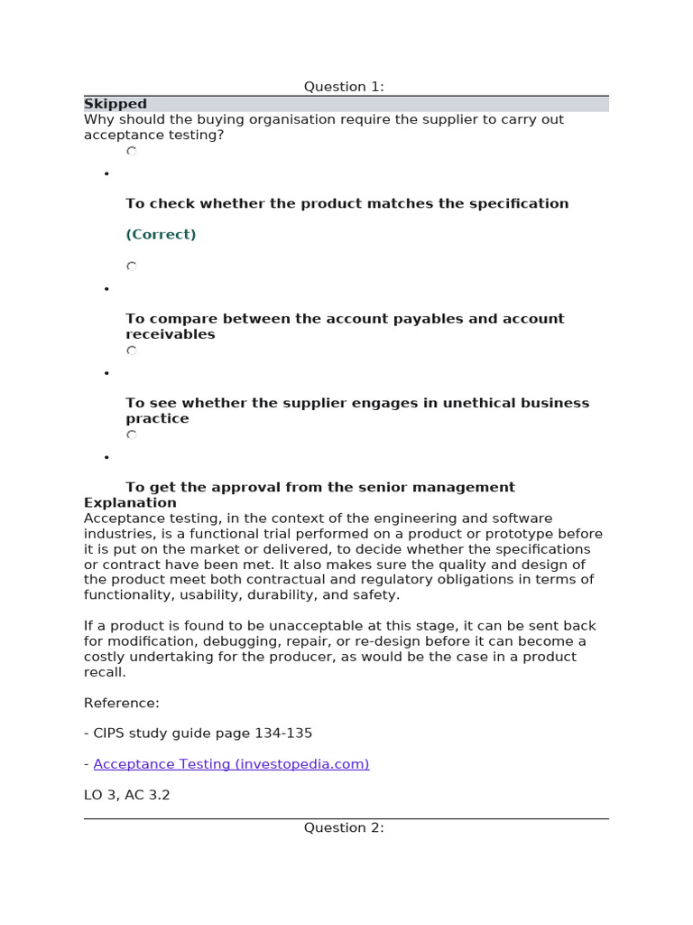 L4M2 - DAN - Practice Test 3 | PDF | Capital Budgeting | Internal Rate ...