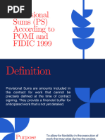 Understanding Prime Cost and Provisional Sums | PDF | Computers