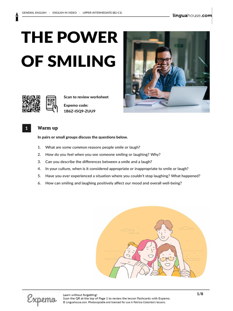 The Power of Smiling British Eng | PDF | Smile | Brain