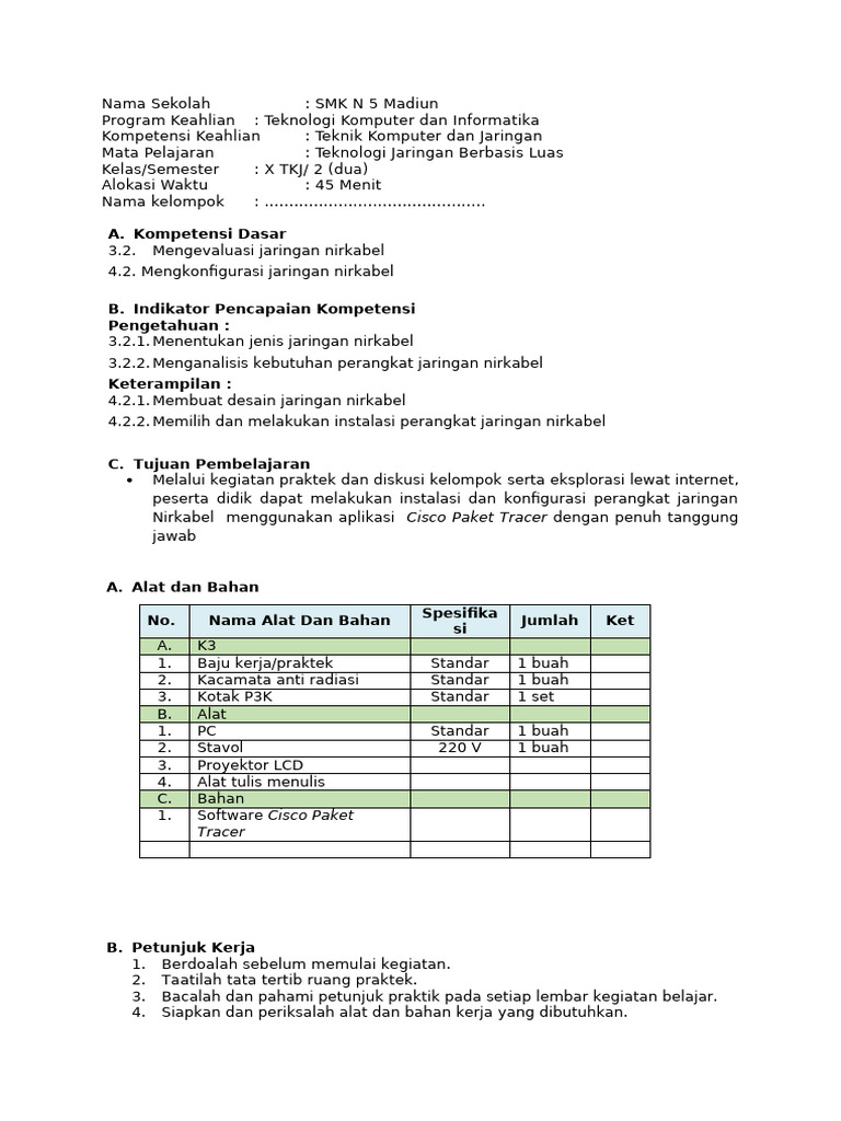 Indrabagus Mahardika, Dan Muhammad Afrizal X TKJ 2 | PDF
