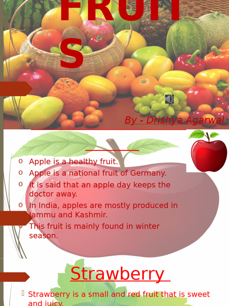 National and Popular Fruits Overview | PDF
