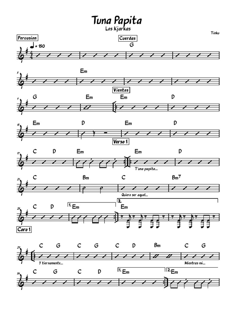 Tuna Papita - Los Kjarkas - Tinku | PDF
