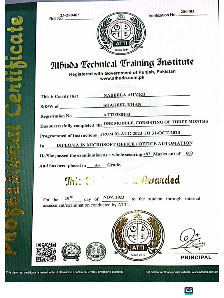 Diploma Sample | PDF