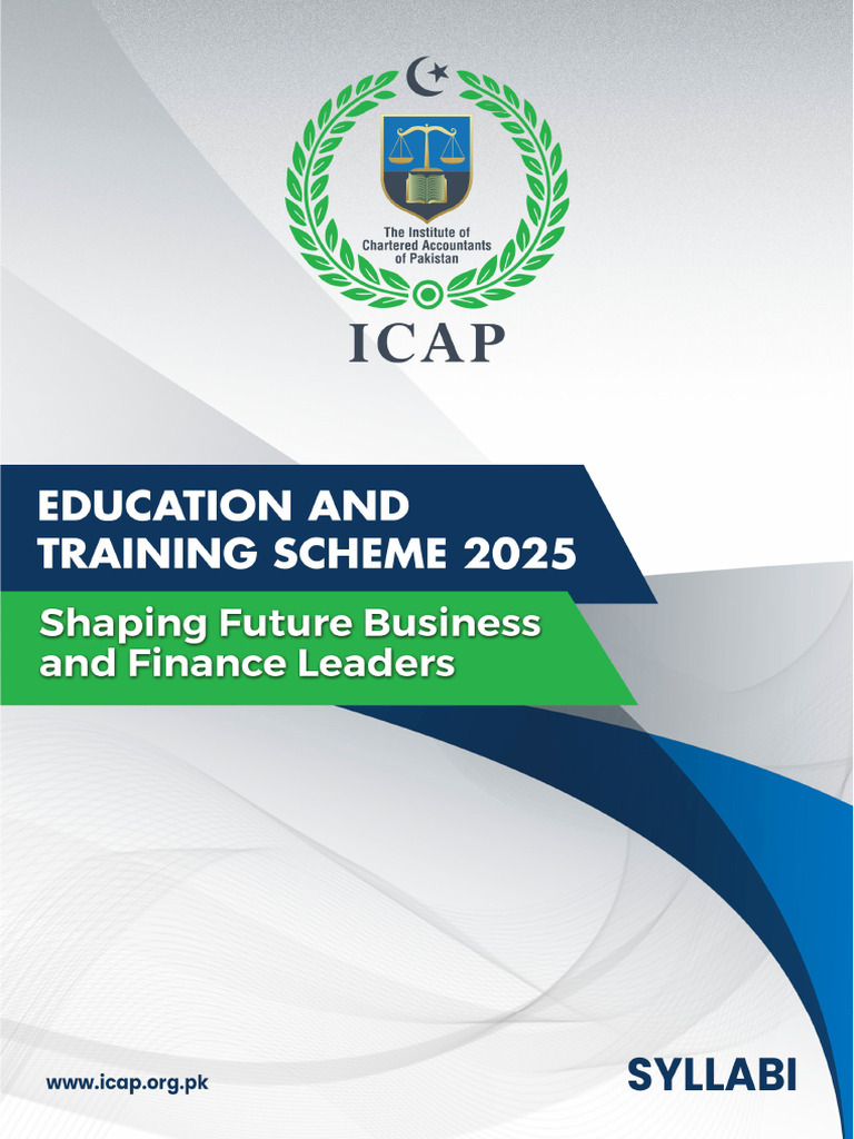 Syllabi of Education Scheme 2025 | PDF | Taxes | Economics