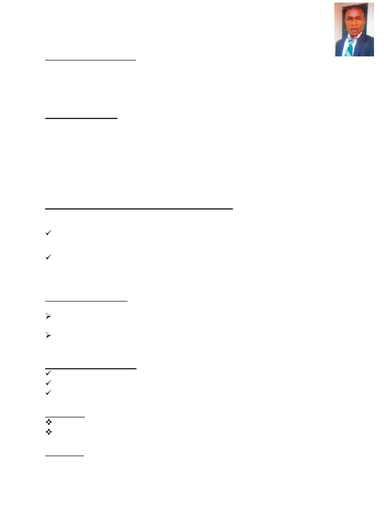 OBINNA UCHE EMMANUEL Cv | PDF