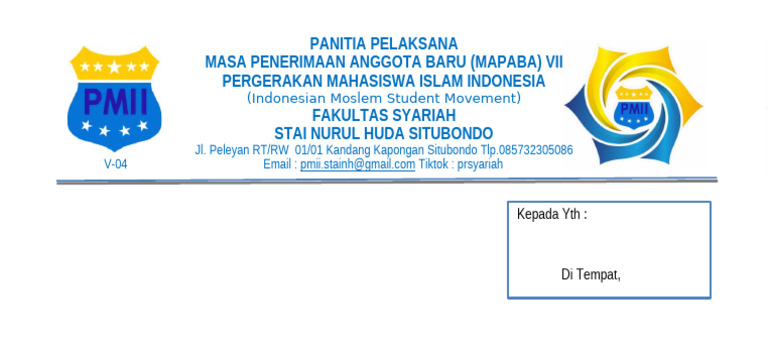 PANITIA PELAKSANA Mapaba | PDF