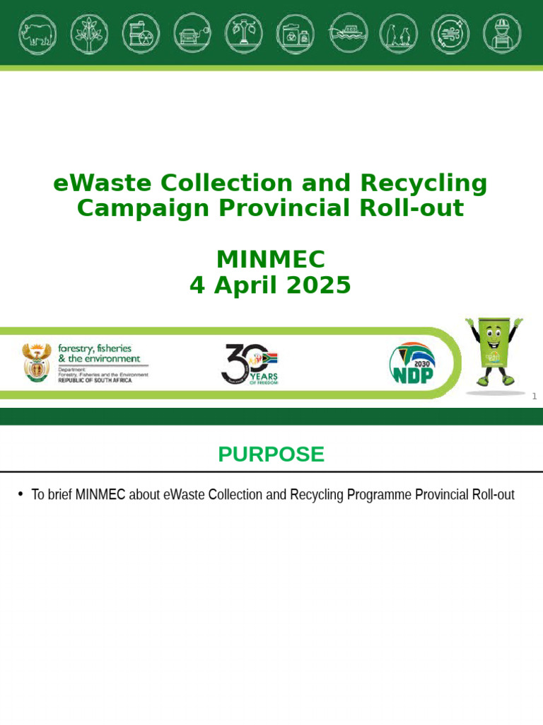 EWaste Recycling Provincial Rollout | PDF | Electronic Waste | Waste ...