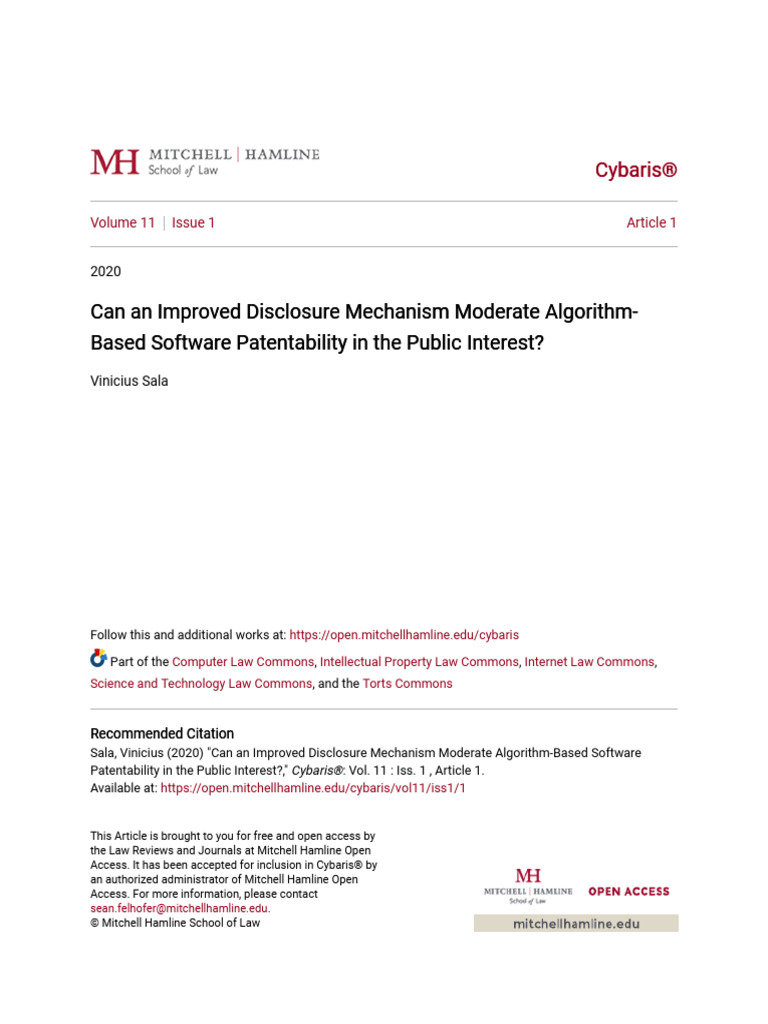 Can An Improved Disclosure Mechanism Moderate Algorithm-Based Sof | PDF ...