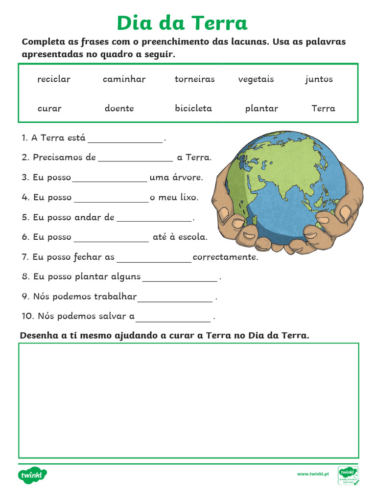 Atividades do Dia da Terra para 3º Ano | PDF