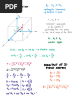 Force Systems in 3D Space | PDF | Euclidean Vector | Force