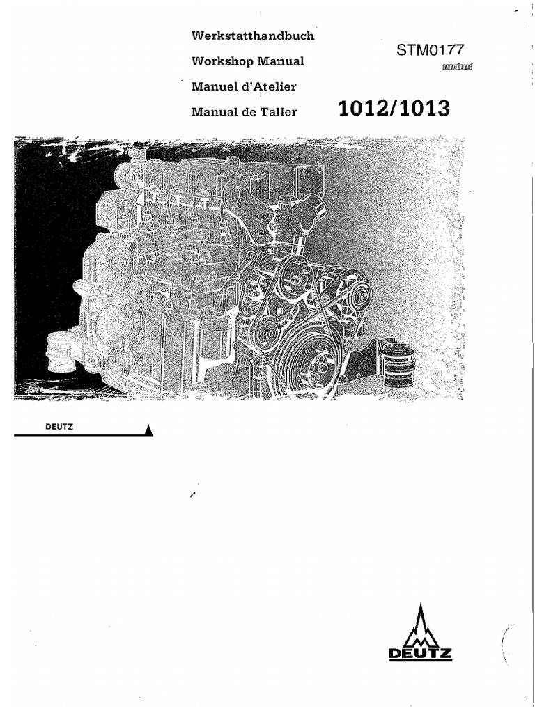 Deutz 6M 1012 1013 | PDF