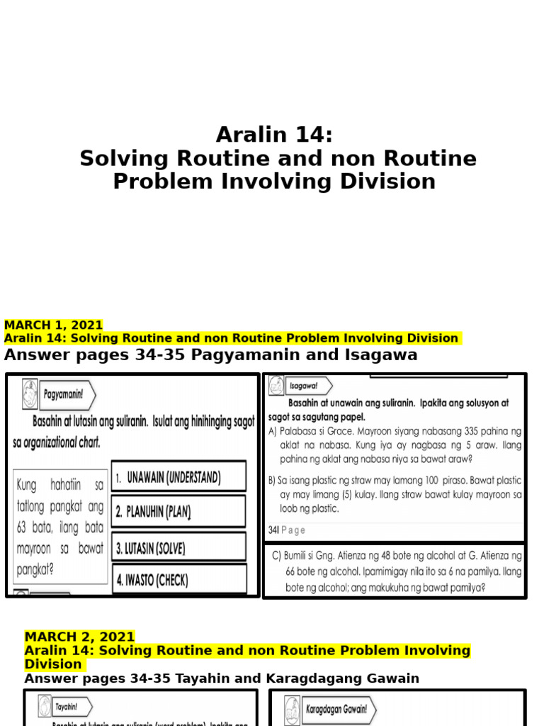 q2 Melc Grade 3 Week 9 Math 3 | PDF