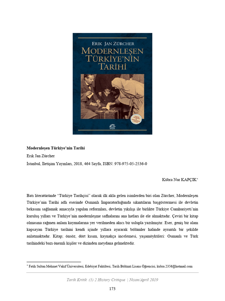 Modernle en T Rkiye Nin Tarihi (#550488) - 689960 | PDF
