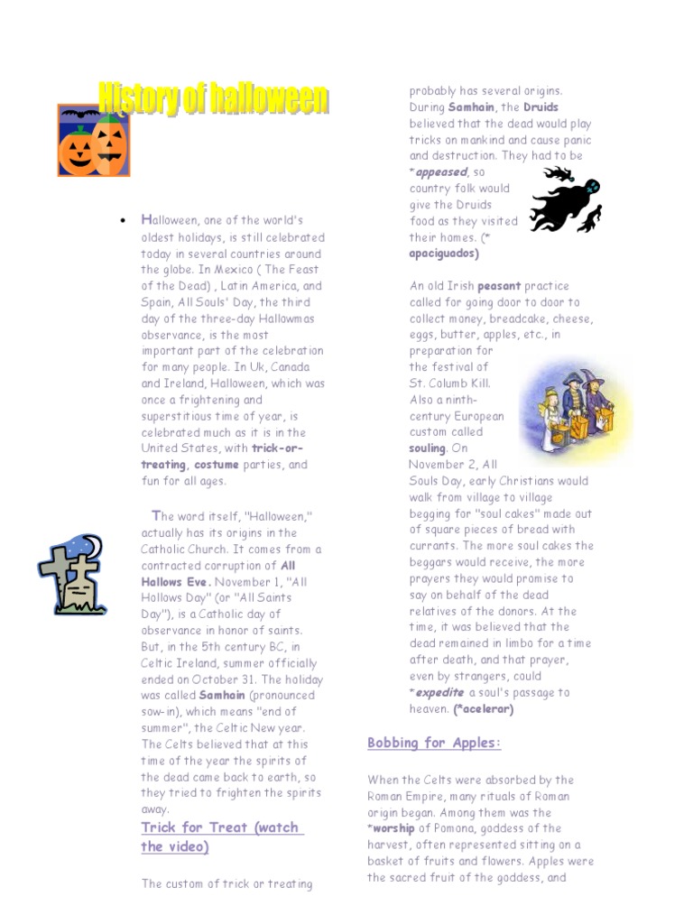 Halloween | PDF | Halloween | Traditions
