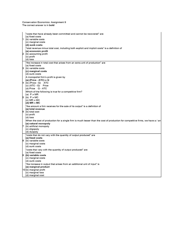 Assignment 9 Solution | PDF