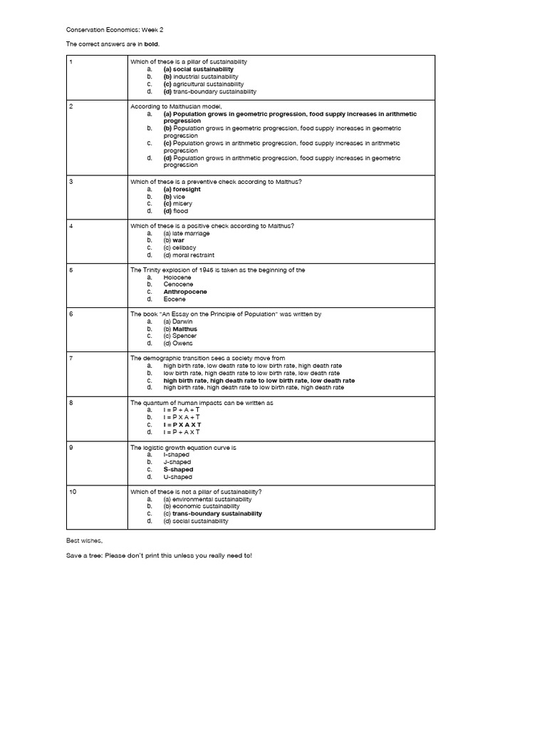 Assignment No 2 Solutions Pdf Economies Natural Environment