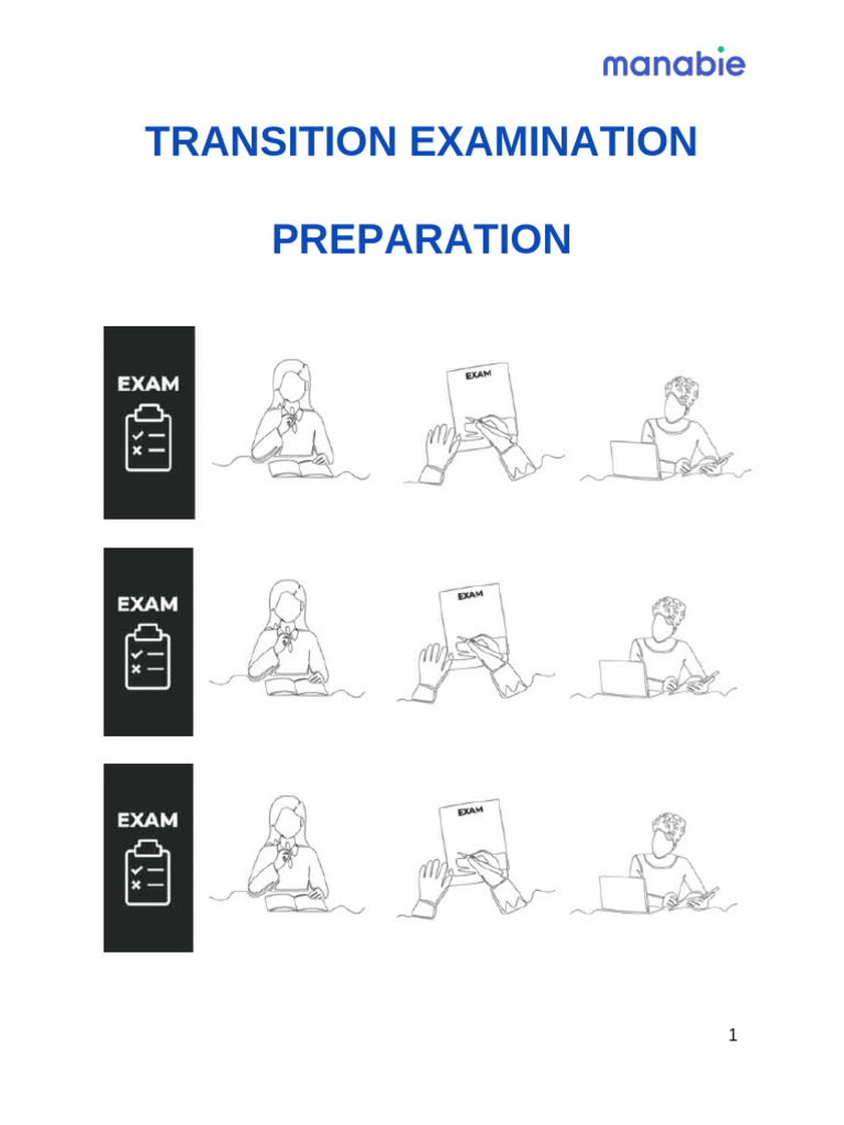 Transition Test Preparation - No Key | PDF