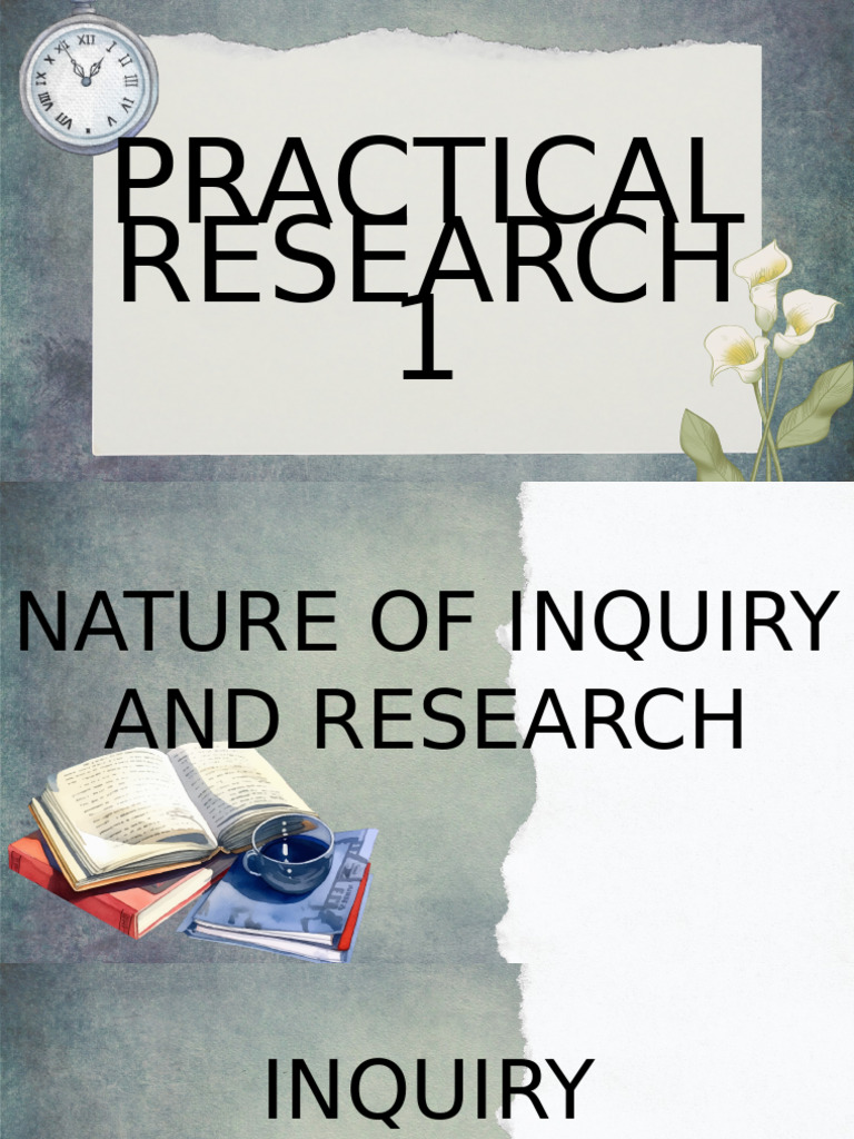 Inquiry and Research: Key Concepts Explained | PDF | Qualitative ...