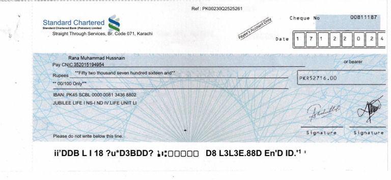 Standard Chartered Payment Details | PDF