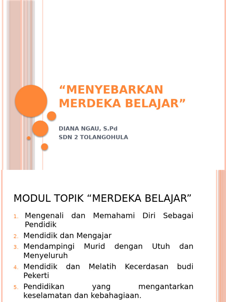 Du Menyebarkan Merdeka Belajar | PDF
