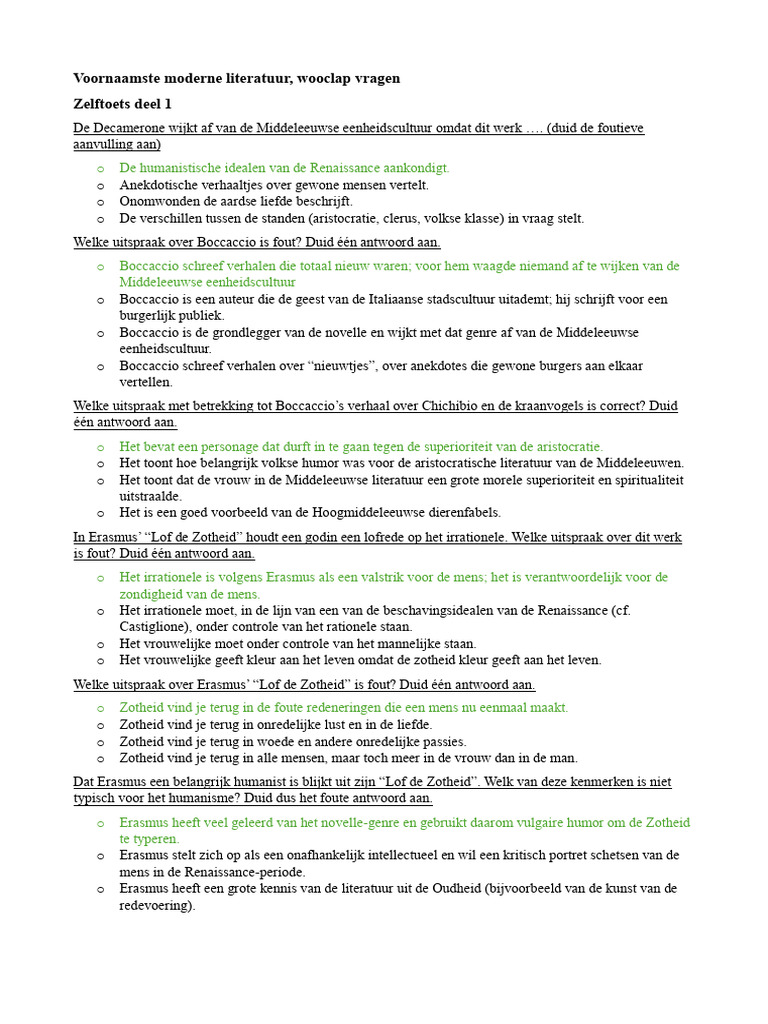 Wooclap Vragen | PDF