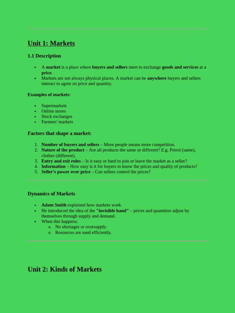 Understanding Market Dynamics | PDF | Perfect Competition | Market ...