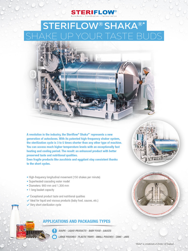 Steriflow Shaka Brochure EN | PDF | Water | Sterilization (Microbiology)