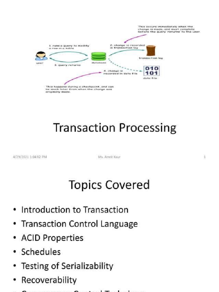 Transaction Processing | PDF