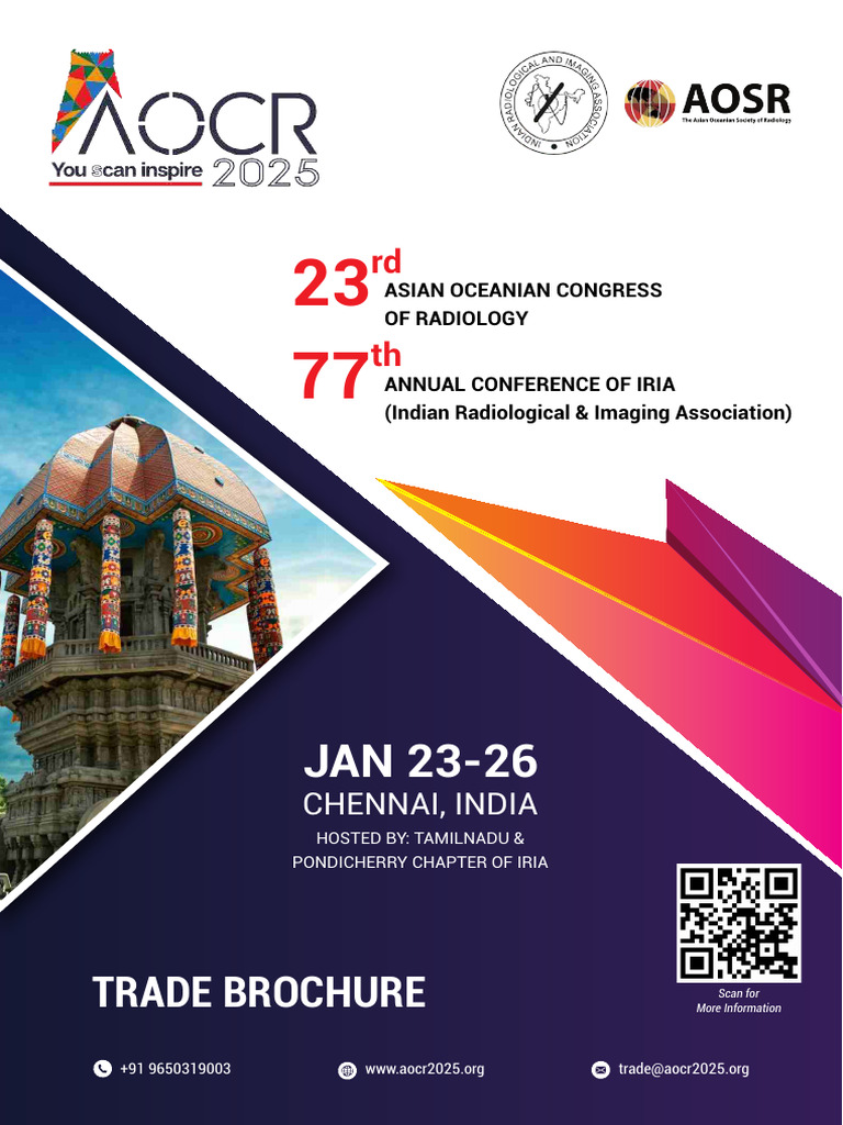AOCR 2025 Trade Brochure | PDF | Medical Imaging | Radiology