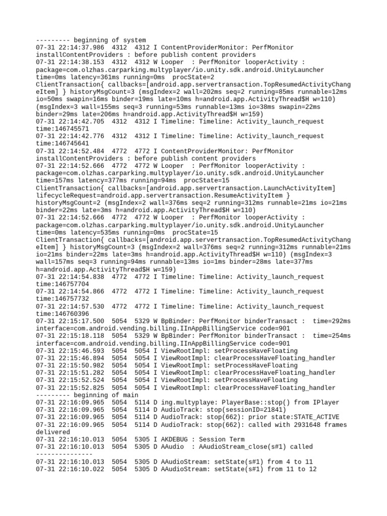 Mod menu log - com.olzhas.carparking.multyplayer | PDF | Computer ...