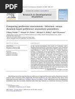 MSWO Preference Assessment Guide | PDF | Reinforcement