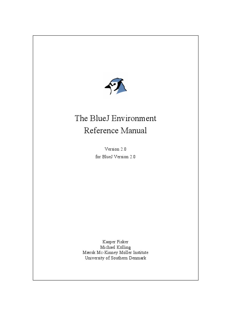 Bluej Ref Manual | PDF | Method (Computer Programming) | Inheritance ...