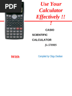 How To Use Stat Mode On CASIO Calculators (Adv.) | PDF | Mode ...