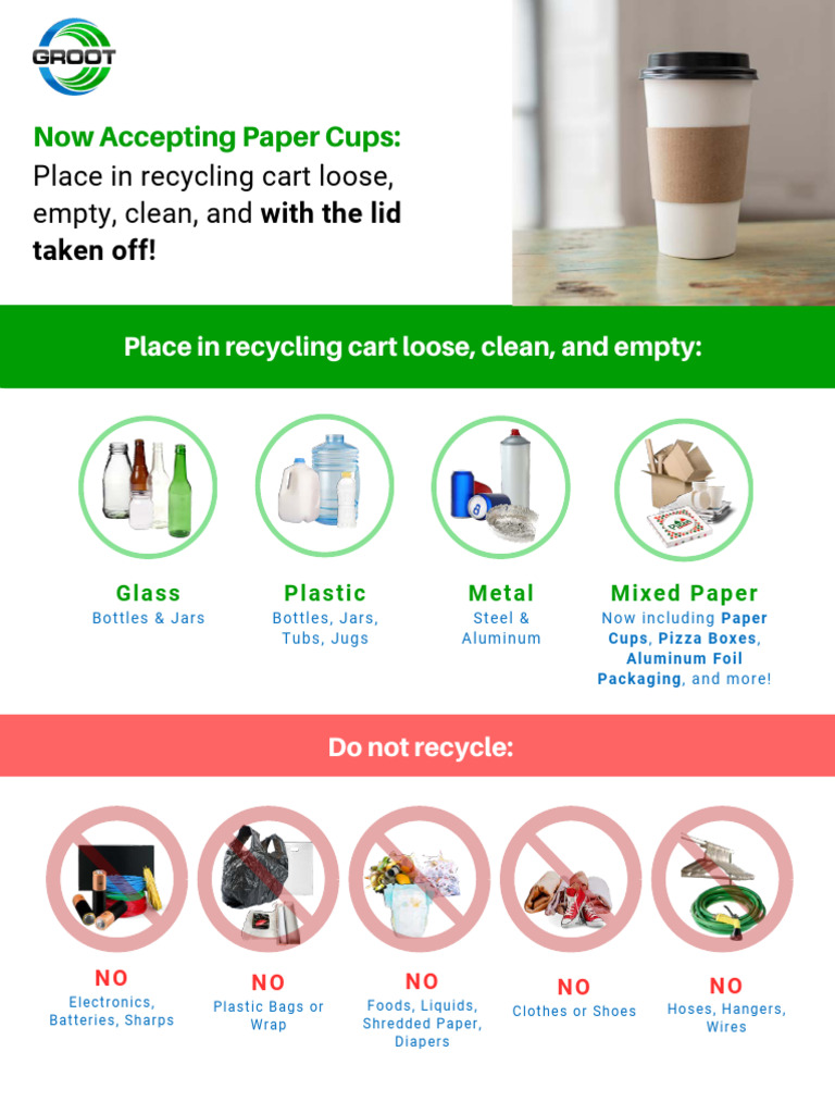 Groot Recycling Guidelines | PDF
