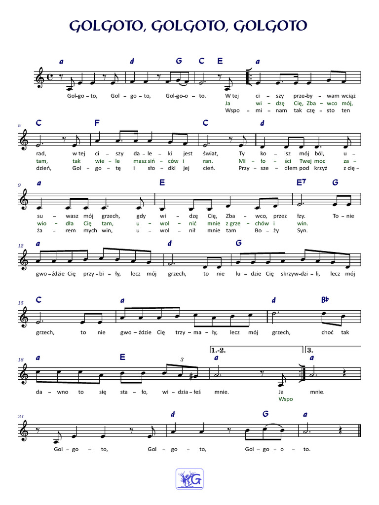 Golgoto, Golgoto, Golgoto | PDF
