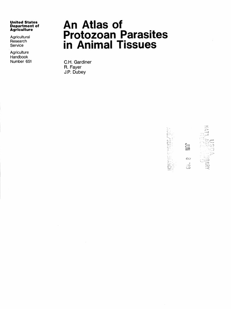 An Atlas of Protozoan Parasites in Animal Tissues | PDF | Biology